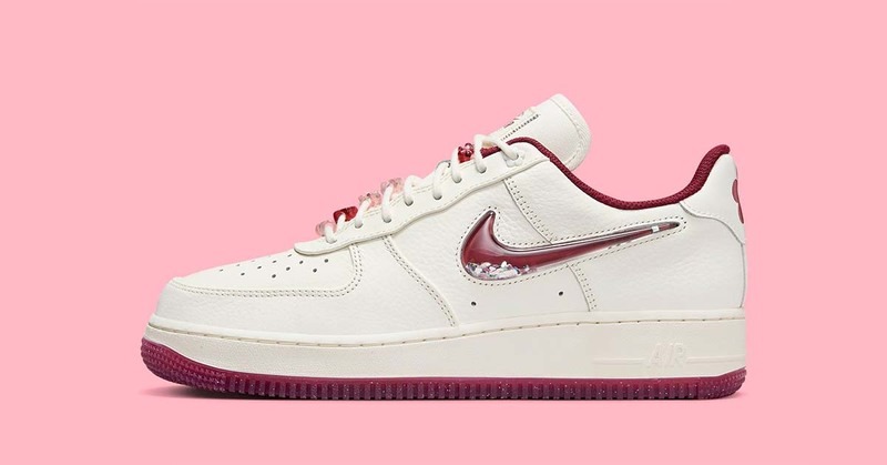 The Swoosh in this Air Force 1 is Full of Confetti! | Grailify