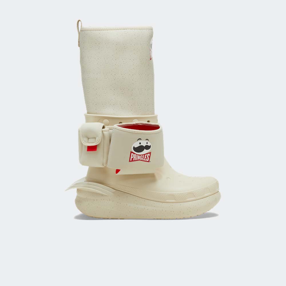 Pringles x Crocs Classic Crush Boot "Bone" | 209691 | Grailify