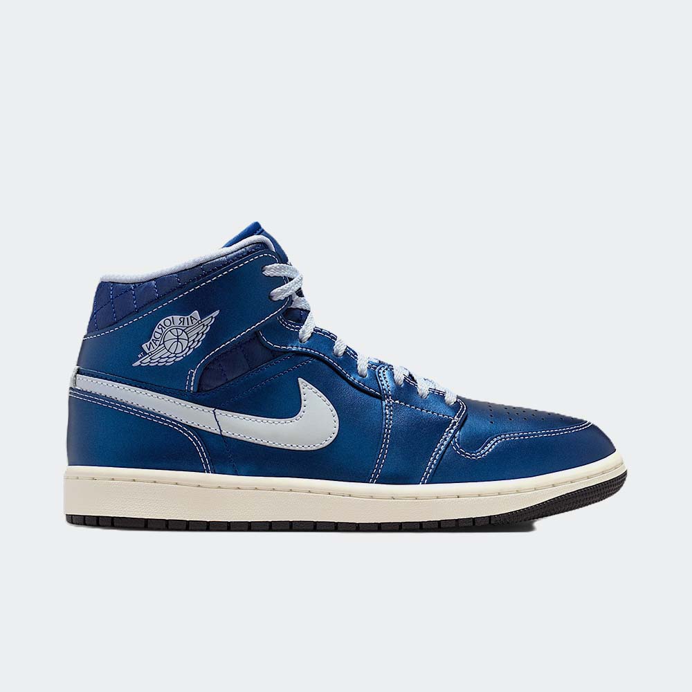 Air Jordan 1 Mid SE "Metallic Blue Quilted" | IM5128-001 | Grailify