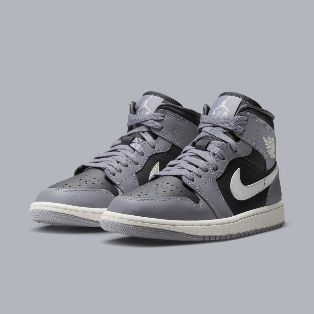 Jordan Brand Prepares a Black and Grey Air Jordan 1 Mid for the Winter