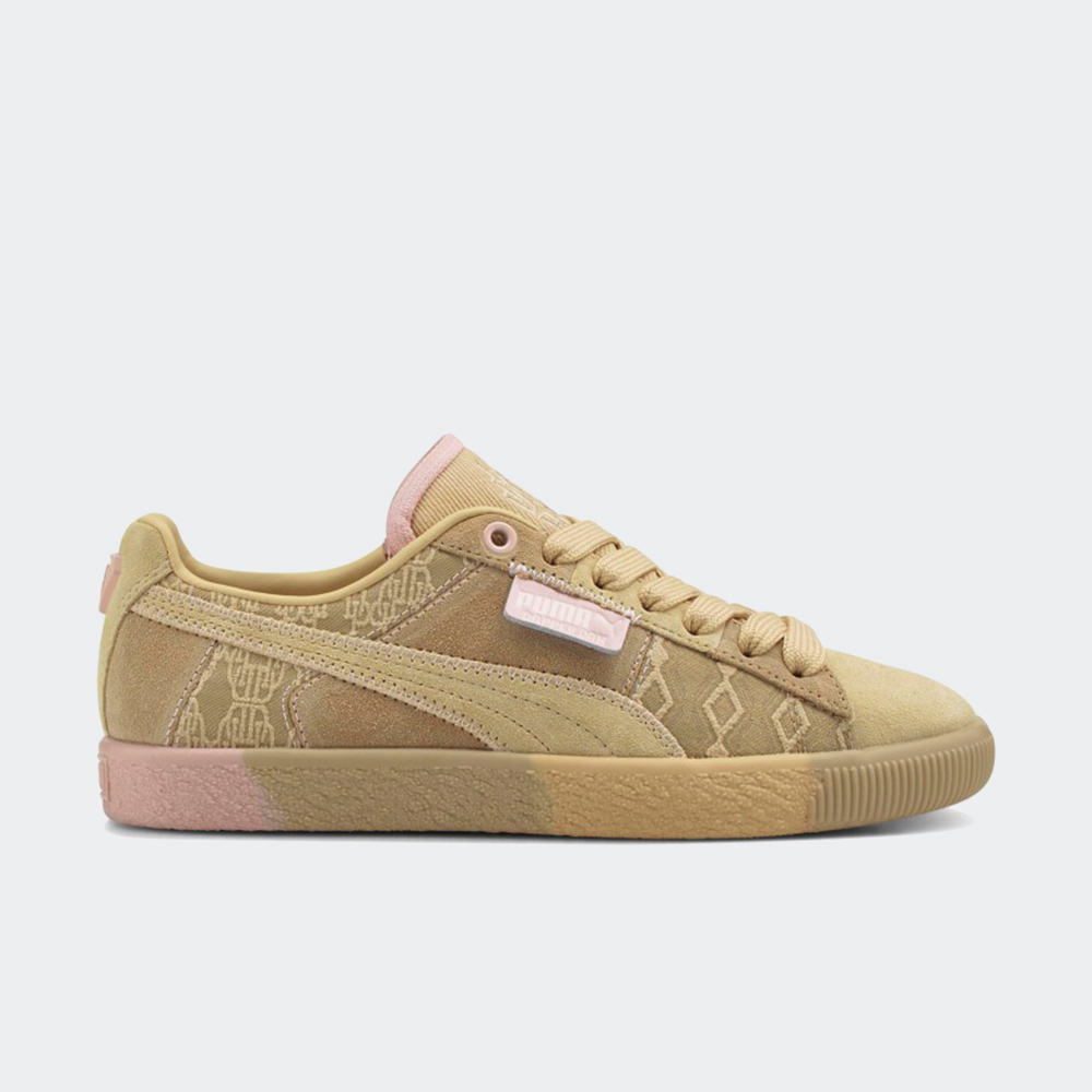 Dapper Dan x Puma Clyde "Pre-Game Runway Beige" | 392083-01 | Grailify