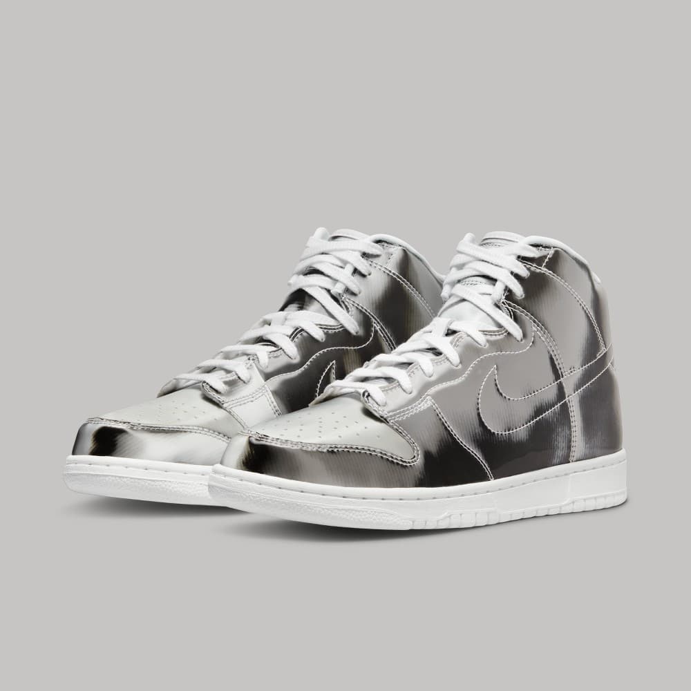 Chrome Nike Dunk High by CLOT Is on the Way | Grailify