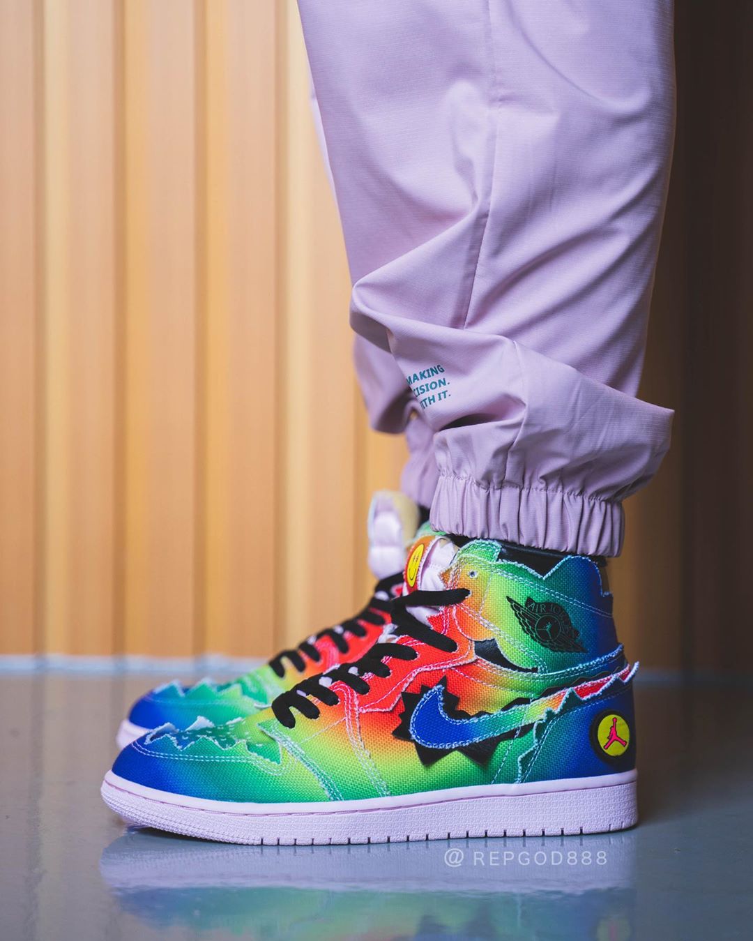 J Balvin Shows an Air Jordan 1 Collab at Super Bowl LIV J Balvin Shows an Air Jordan 1 Collab at Super Bowl LIV